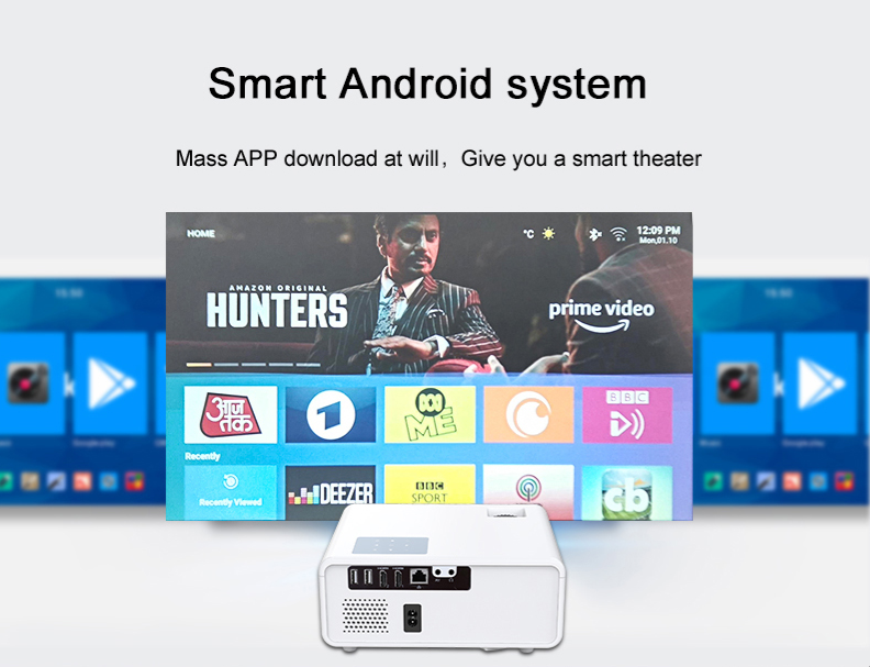 OWLENZ SD500 LED Smart Android Wireless Projector