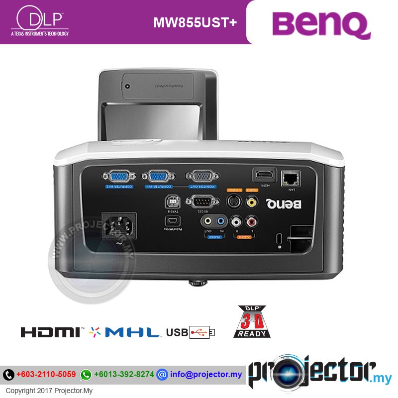 BenQ MW855UST+ Short Throw Projector
