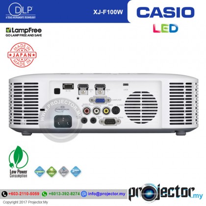 Casio XJ-F100W LED Laser Projector