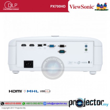 ViewSonic PX700HD 3500 Lumens Full HD 3D Projector