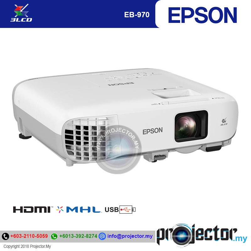 Epson EB-970 XGA 3LCD Projector