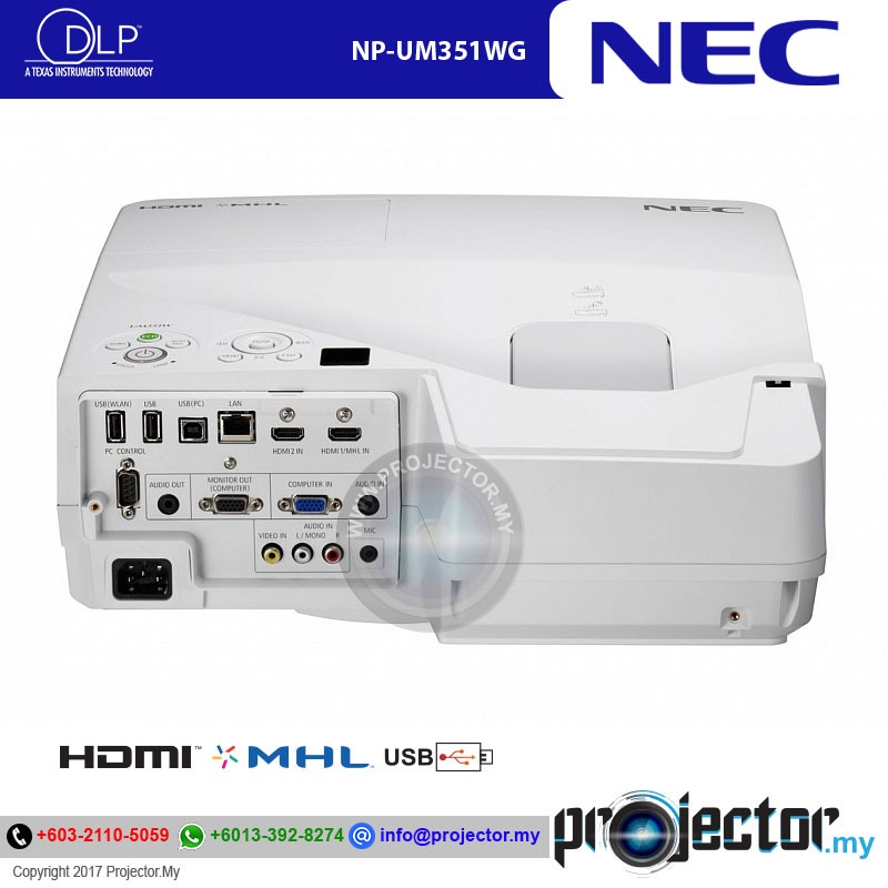 NEC NP-UM351WG ULTRA SHORT PROJECTOR