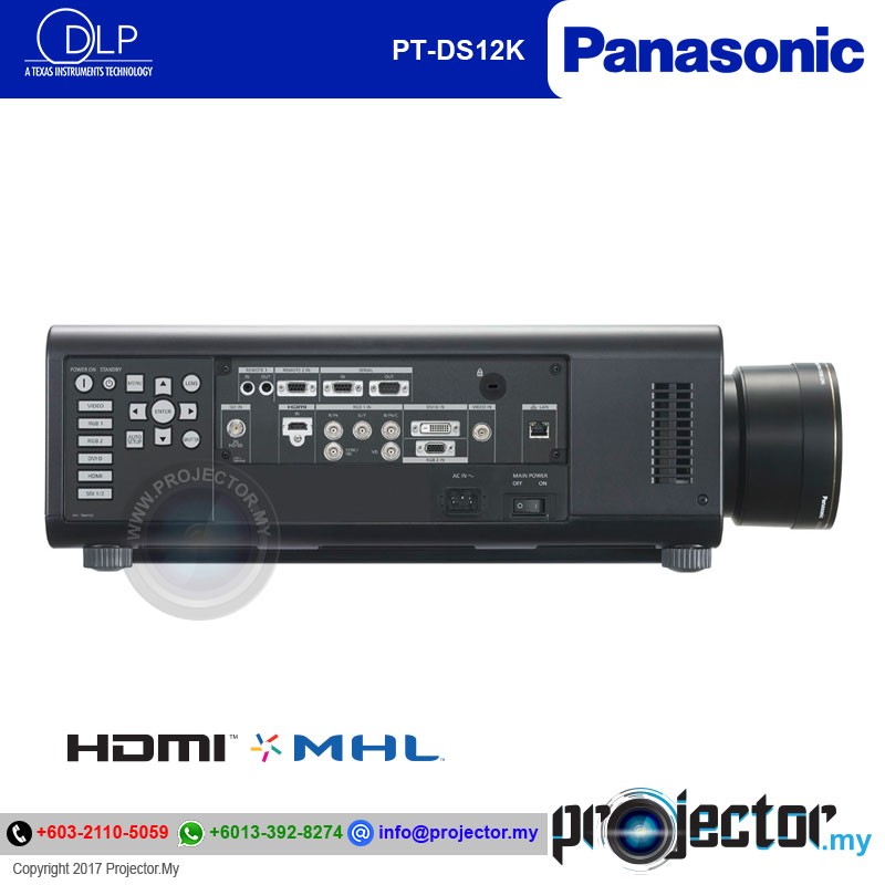 PANASONIC PT-DS12K SXGA+ 12000 LUMENS INSTALLATION PROJECTOR