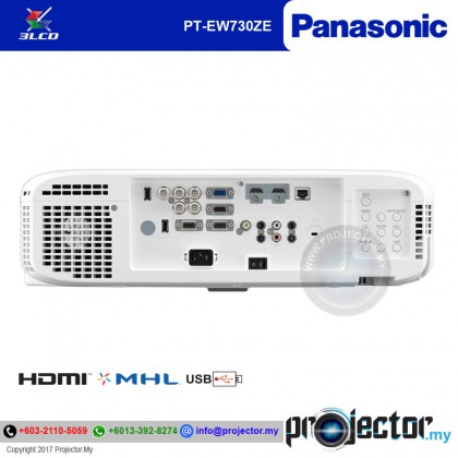 PANASONIC PT-EW730ZE WXGA 7000 LUMENS INSTALLATION PROJECTOR