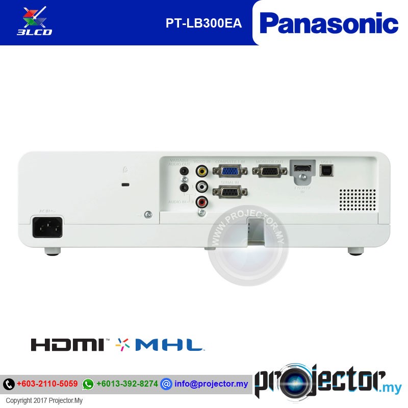 PANASONIC PT-LB300EA XGA 3100 LUMENS PROJECTOR