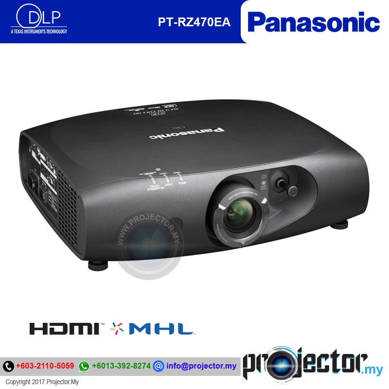 PANASONIC PT-RZ470EA FULL HD 3500 LUMENS LED LASER PROJECTOR