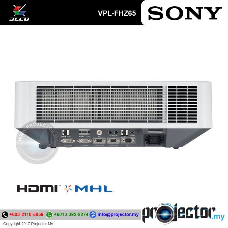 Sony VPL-FHZ65 WUXGA Installation Projector