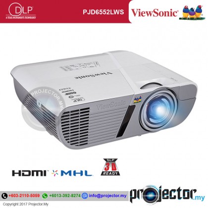 Viewsonic PJD6552LWS Short Throw Projector