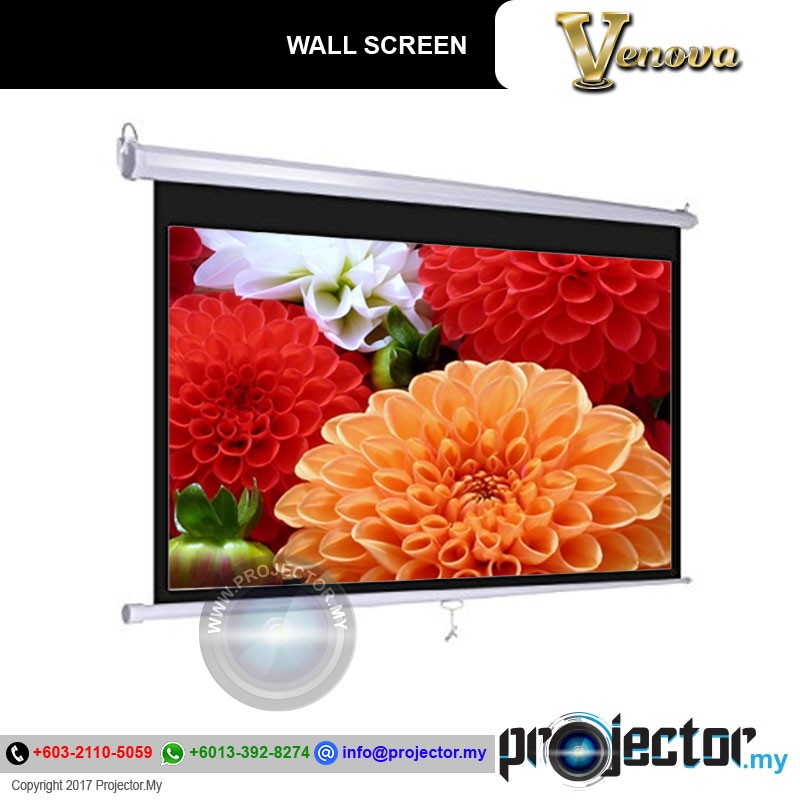 Venova Wall Screen 70" X 70" Matt White