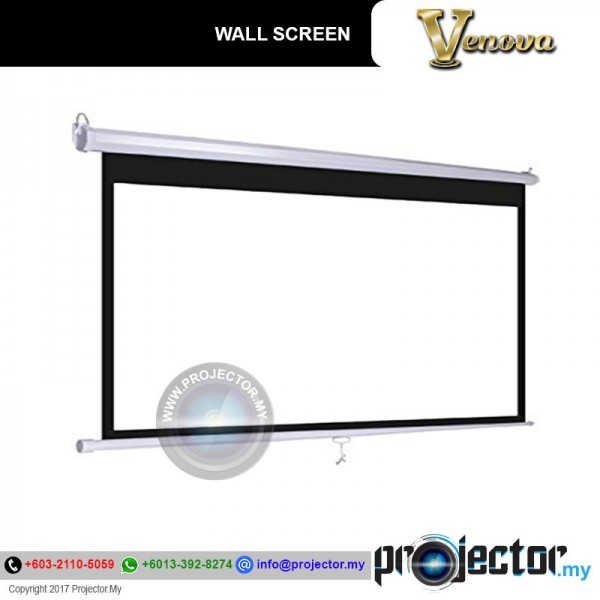 Venova Wall Screen 90" X 120"(150”D) Matt White