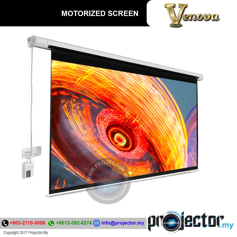 Venova Motorized Projection Screen 168" X 168"