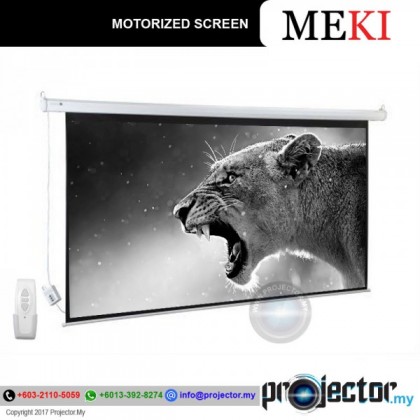 Meki EZ Motorized Projection Screen 70" X 70"