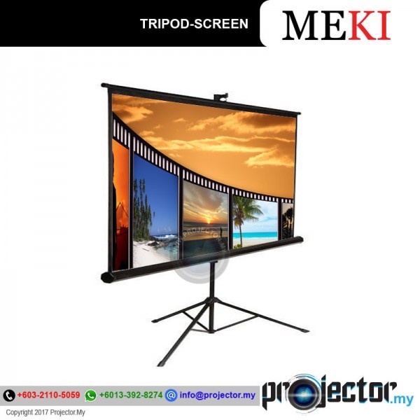 Meki EZ Tripod Screen 60" X 60" (5' X5') Matt White