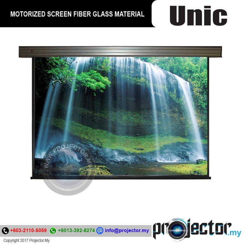 Unic Motorized Screen Fiber Glass Material
