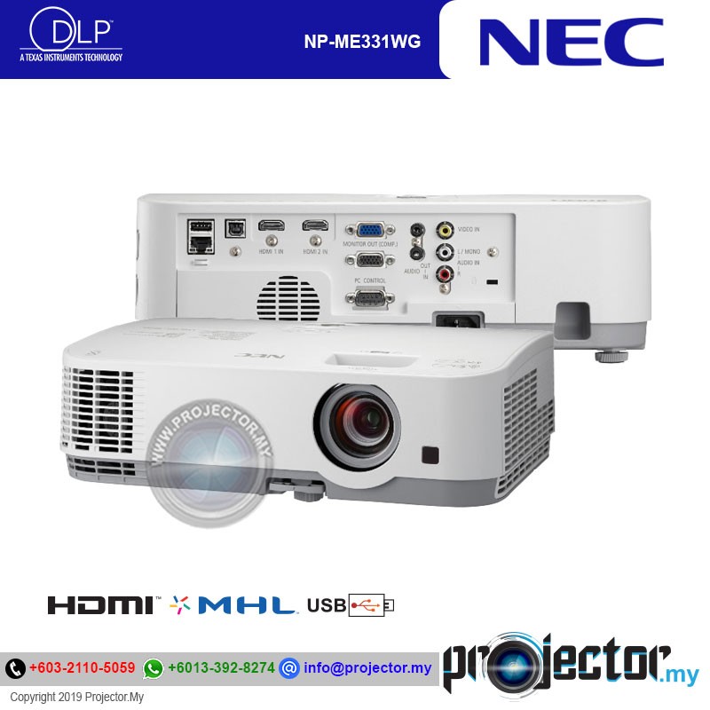 NEC NP-ME331WG 3300 Lumens Projector