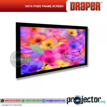 Draper Onyx Fixed Frame Screen 16:9 HDTV Format