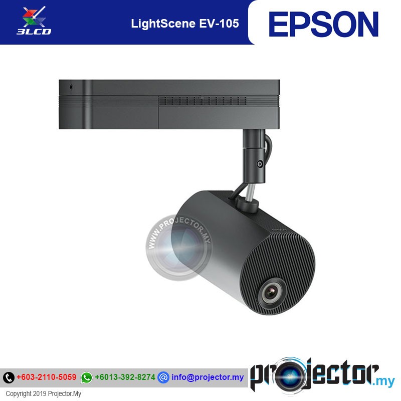 Epson LightScene EV-105 Accent Lighting 3LCD Laser Projector