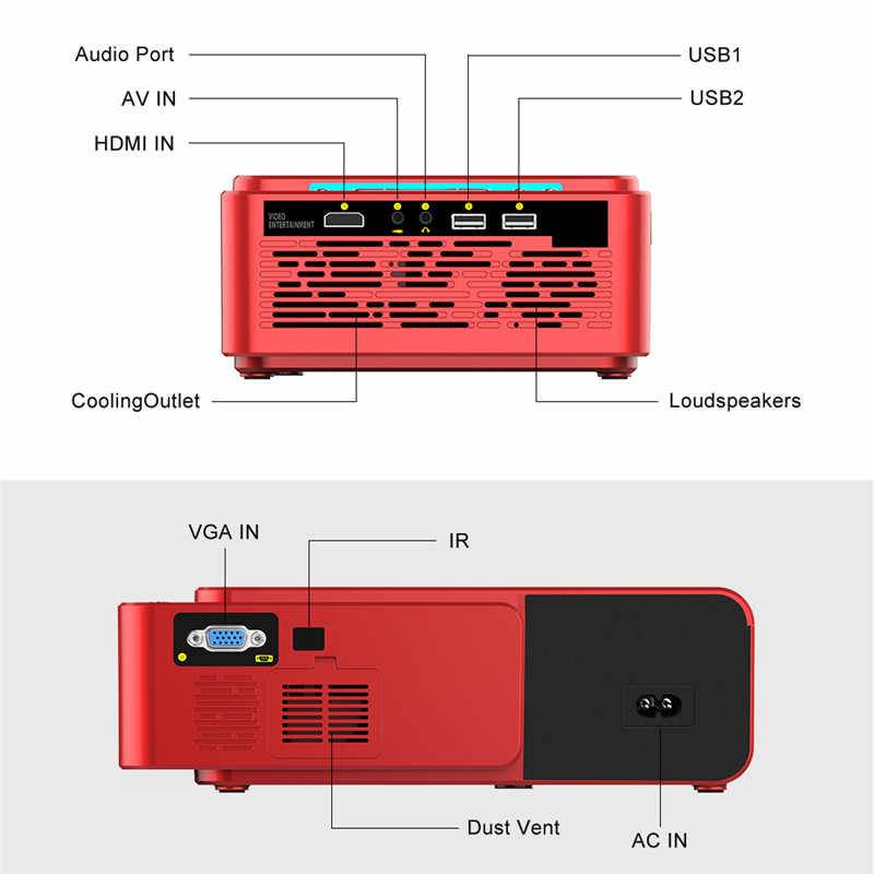 T6 Portable Mini LED Projector