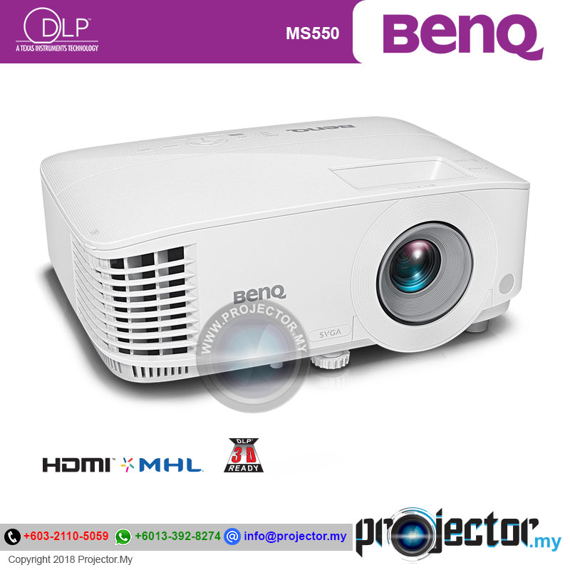 BenQ MS550 SVGA 3600 Lumens Projector
