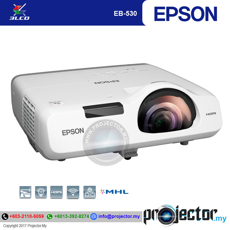 Epson EB-530 Short Throw Projector