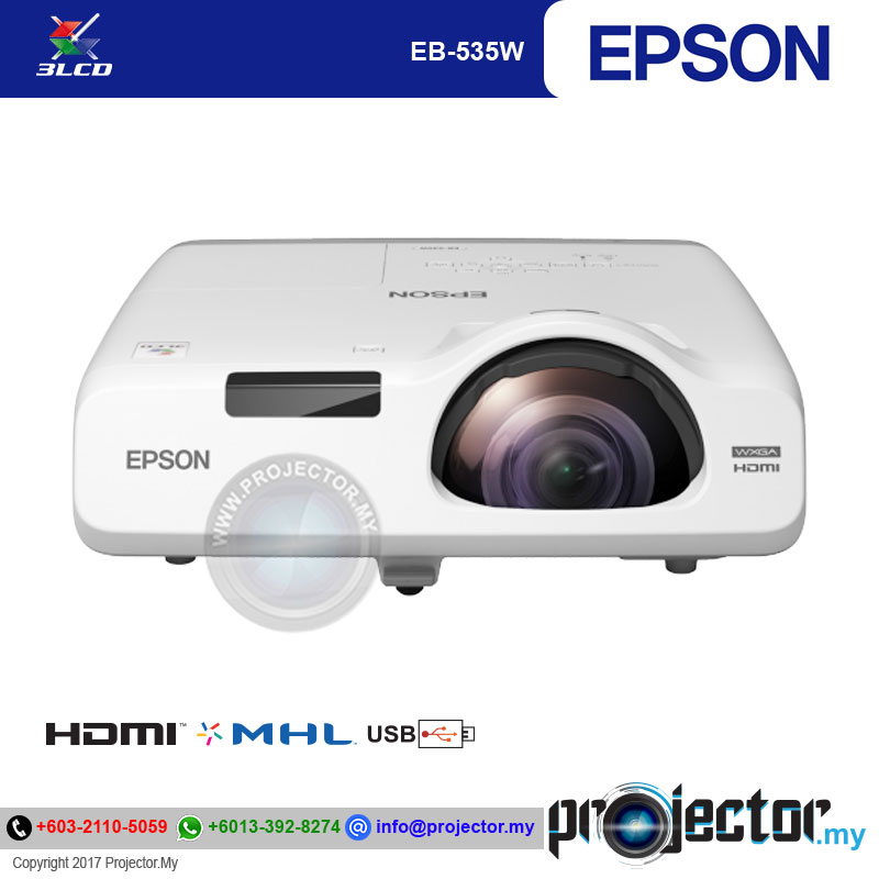 Epson EB-535W Short Throw Projector