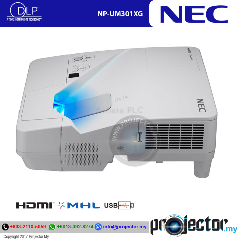 NEC NP-UM301XG ULTRA SHORT PROJECTOR