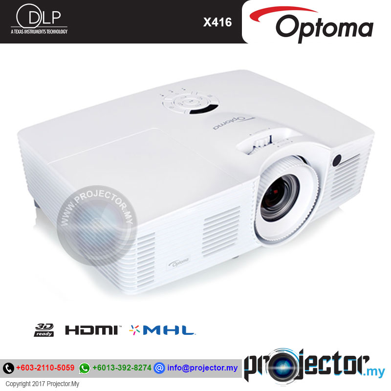 OPTOMA X416 4300 LUMENS XGA PROJECTOR