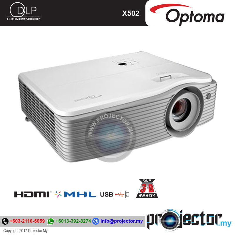 OPTOMA X502 5000 LUMENS XGA PROJECTOR