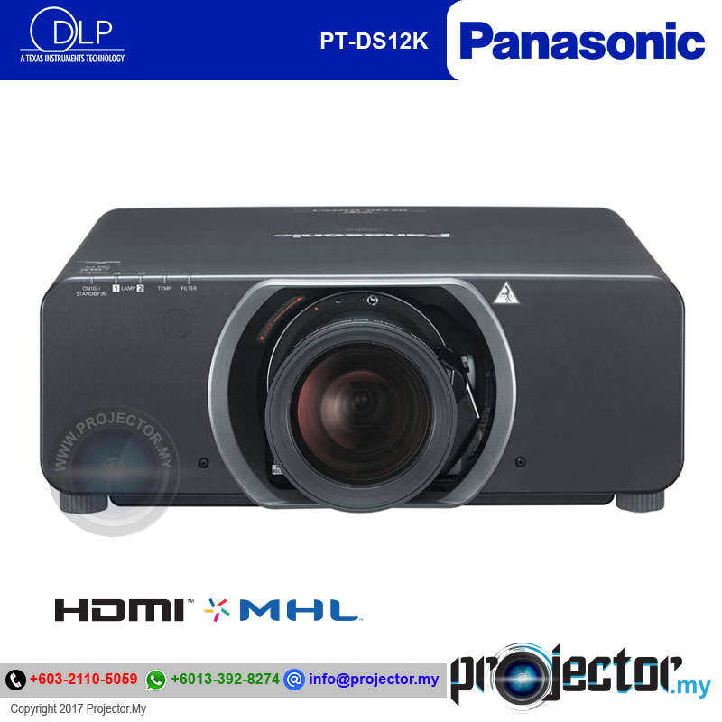 PANASONIC PT-DS12K SXGA+ 12000 LUMENS INSTALLATION PROJECTOR