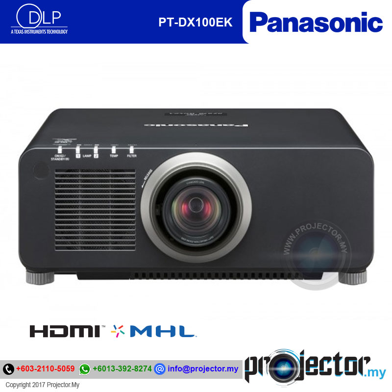 PANASONIC PT-DX100EK XGA 10,000 LUMENS INSTALLATION PROJECTOR