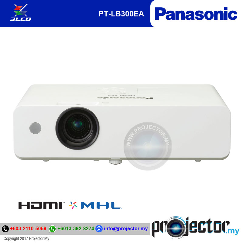 PANASONIC PT-LB300EA XGA 3100 LUMENS PROJECTOR