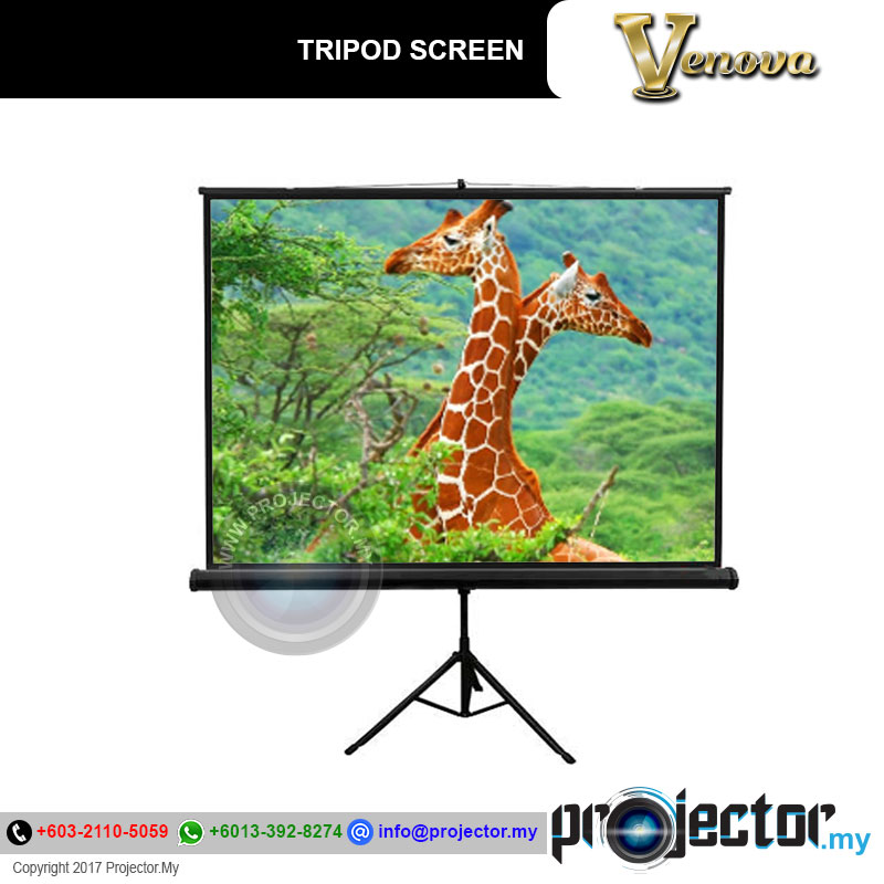 Venova Tripod Screen 60" X 60" (5' X 5') Matt White