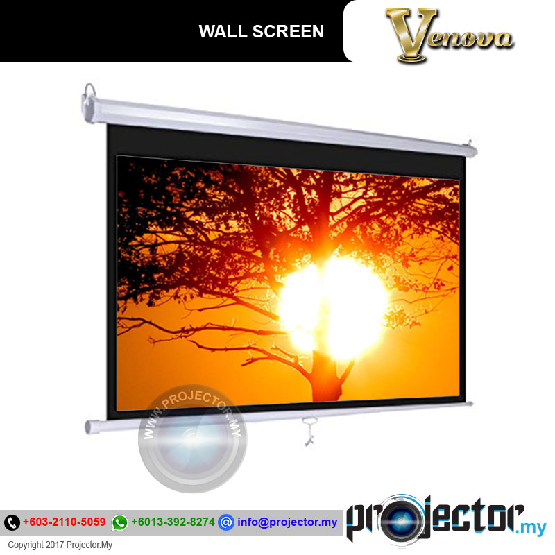 Venova Wall Screen 84" X 84" Matt White