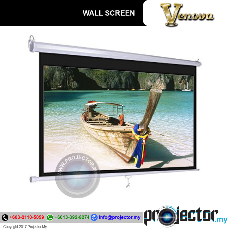 Venova Wall Screen 96" X 96" Matt White