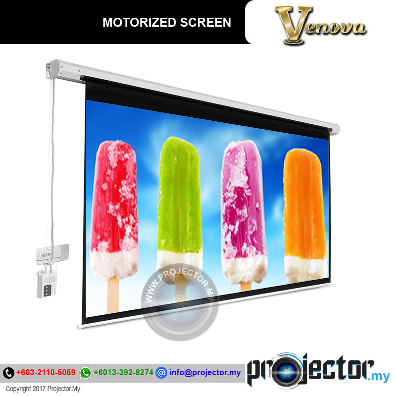 Venova Motorized Projection Screen 240" X 240"