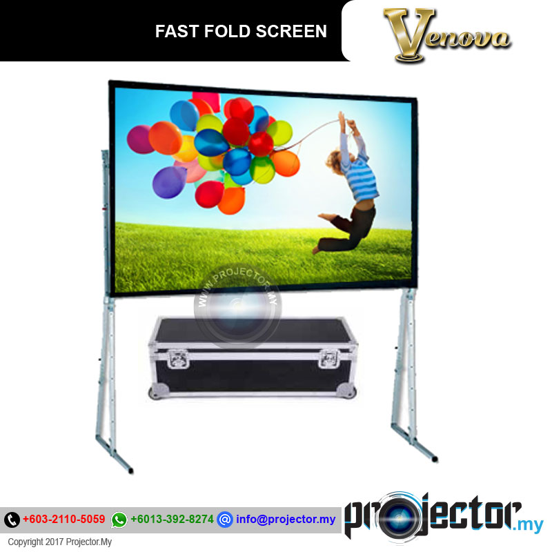 Venova Fast Fold Screen 210"D (10.6' X 14')