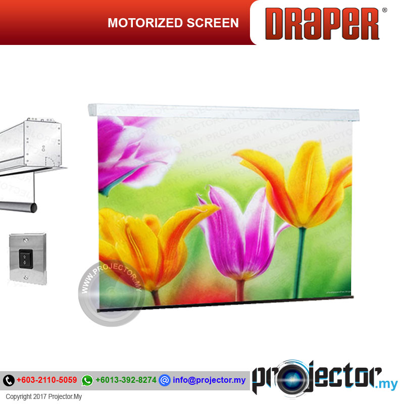 Draper Baronet AV Format Motorized Screen 6’ X 6’