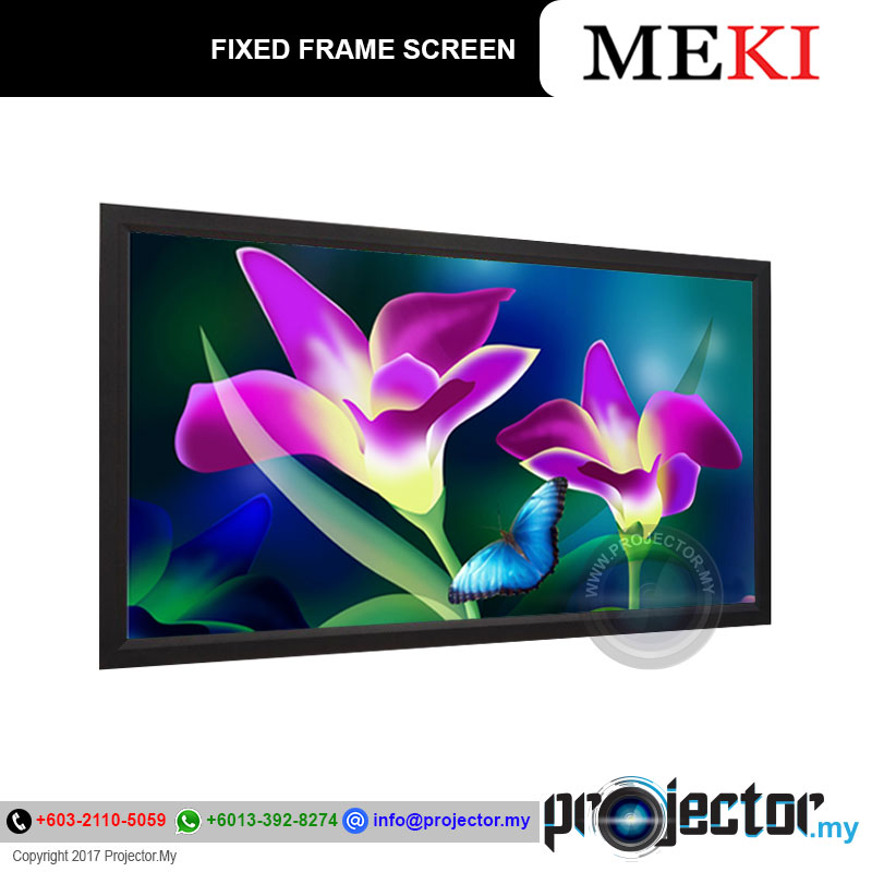Meki EZ Fixed Frame Screen-High Contrast Grey