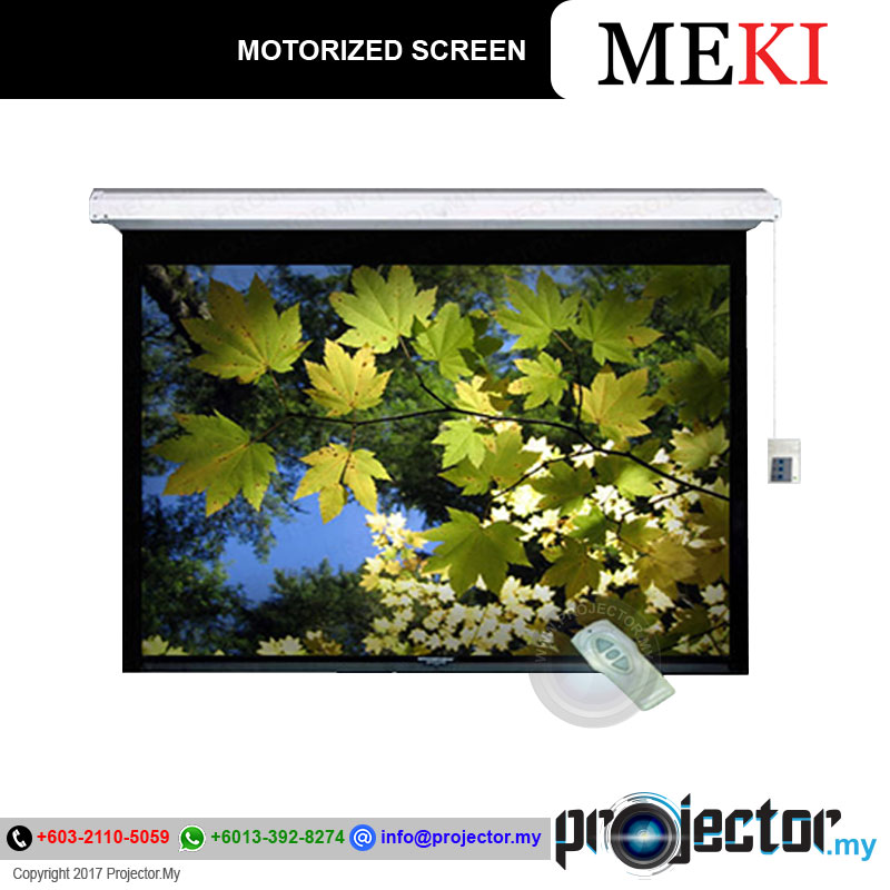 Meki EZ Motorized Projection Screen 108” X 144” (180”D)
