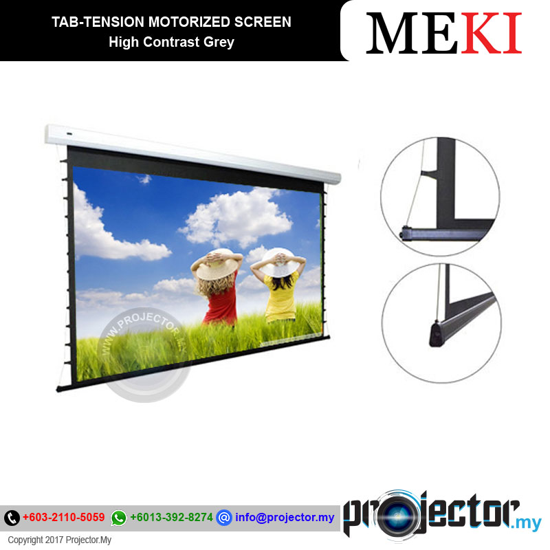 Meki EZ Tab-Tension Motorized Screen