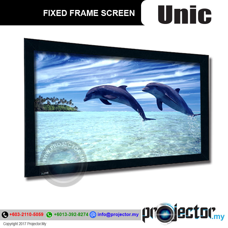 Unic Fixed Frame Screen 16:9 HDTV Format