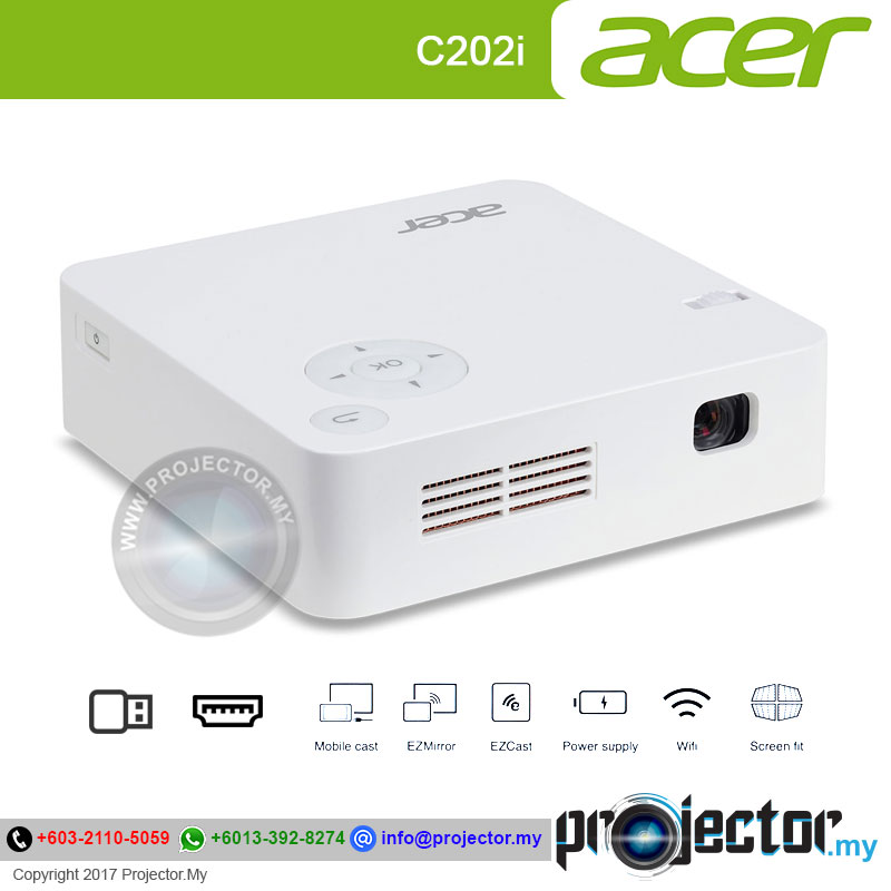 Acer C202i LED Portable Projector