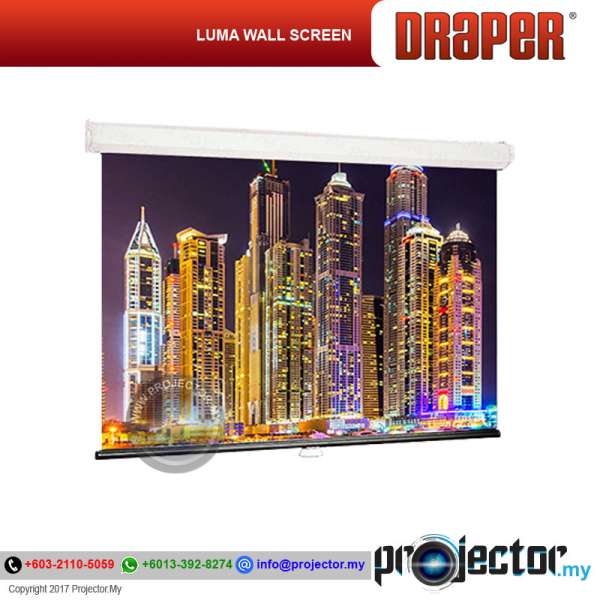 Draper Luma 4:3 NTSC/PAL Format Wall Screen