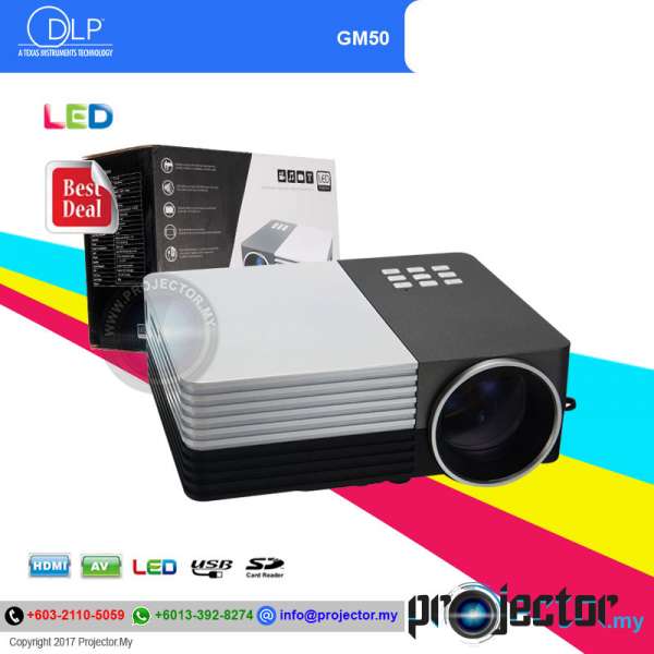 G6 (GM50) Mini LED Projector