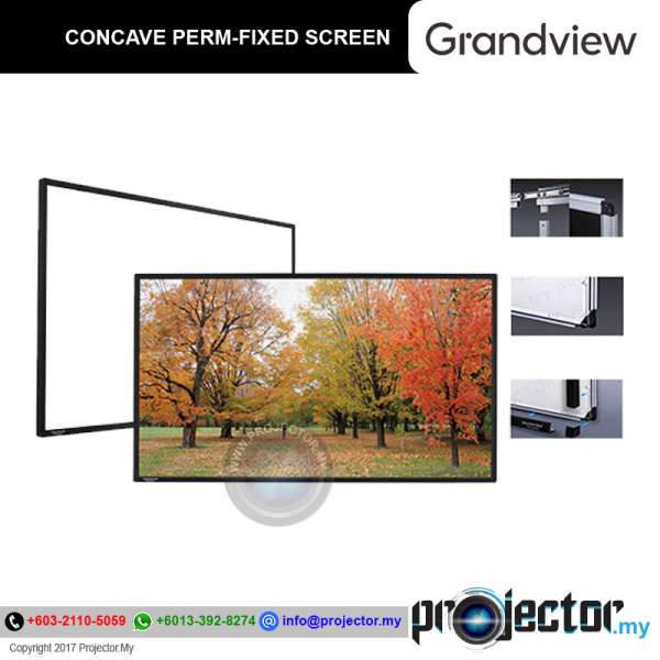 Grandview Concave Perm-Fixed Screen