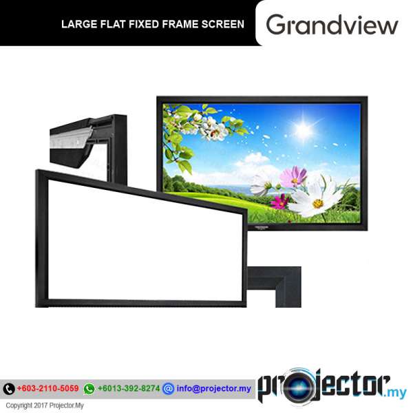 Grandview Large Flat Fixed Frame Screen